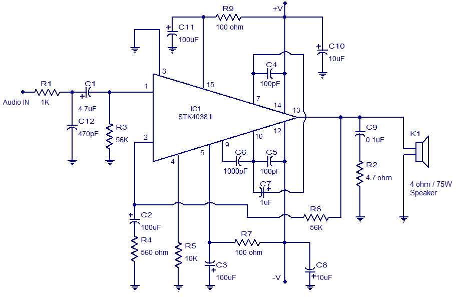 How to Build an AF Amplifier Circuit with a Detailed Diagram