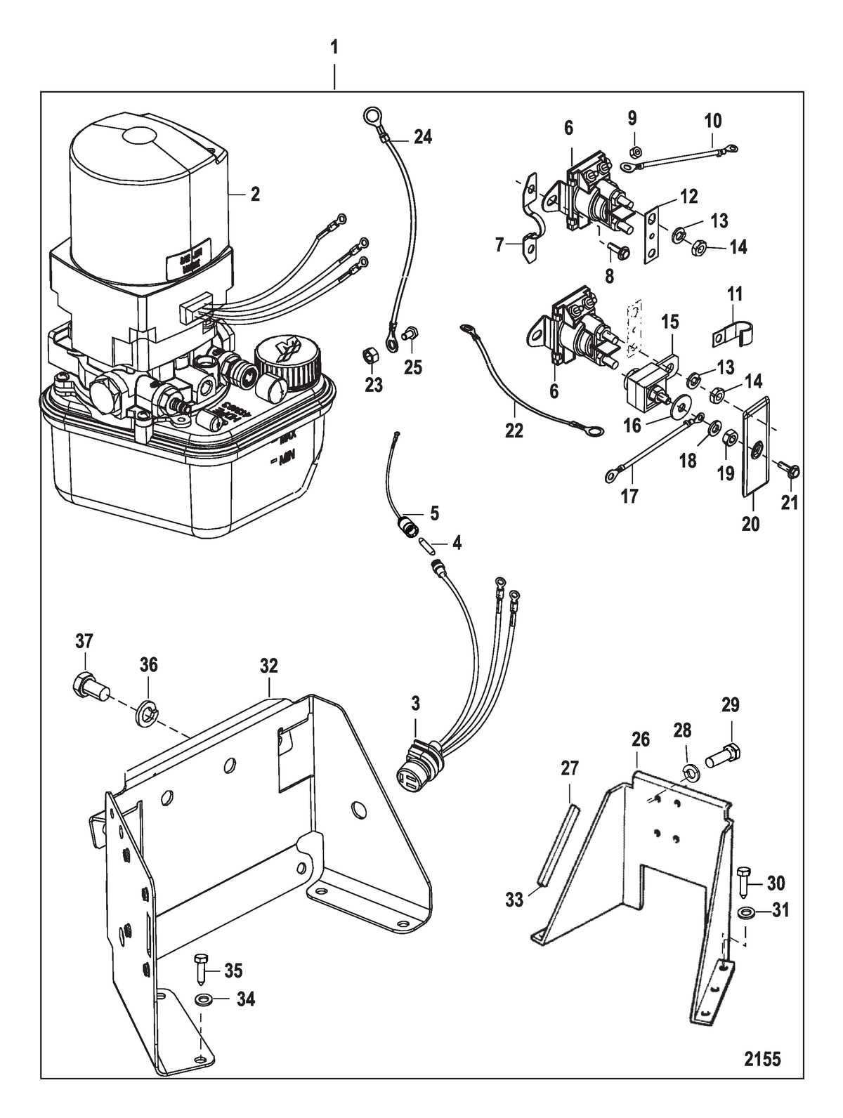 Understanding the Mercruiser Power Trim Pump Hydraulic Diagram