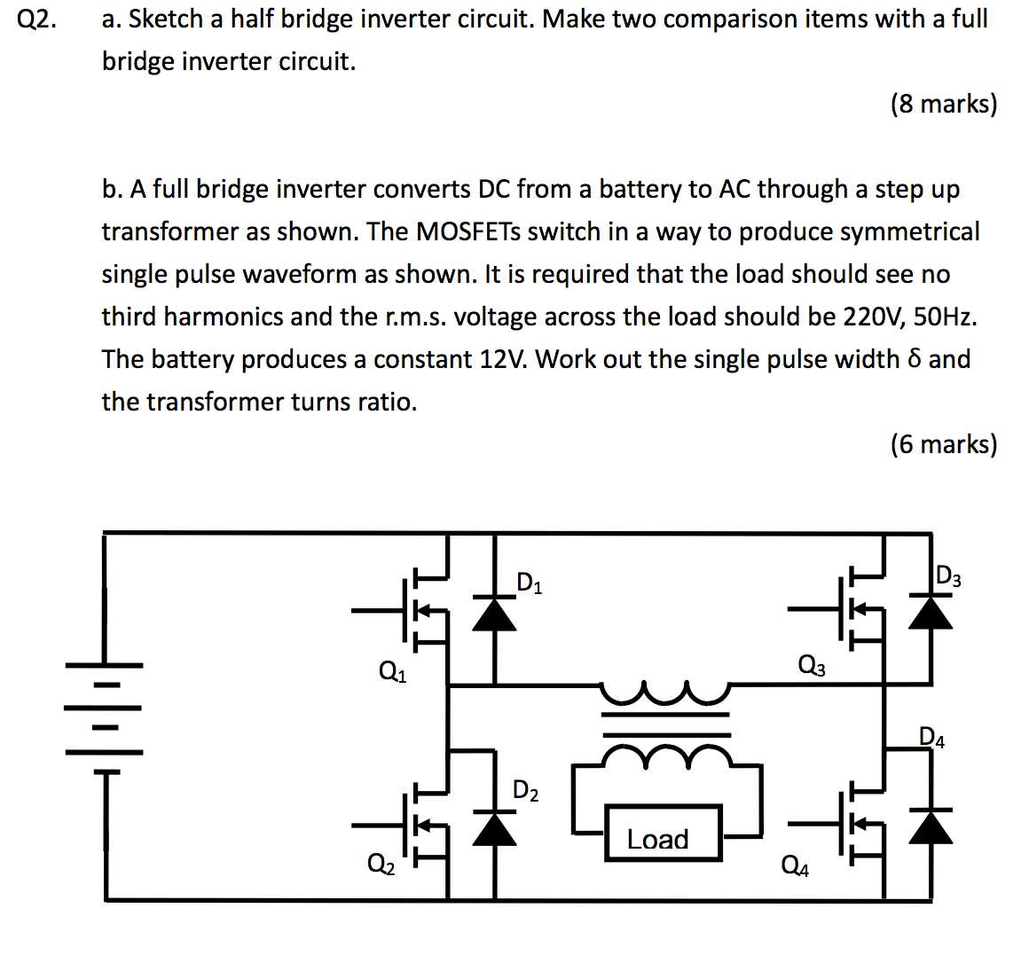 Understanding and Building a DC to AC Inverter Circuit: A Comprehensive ...