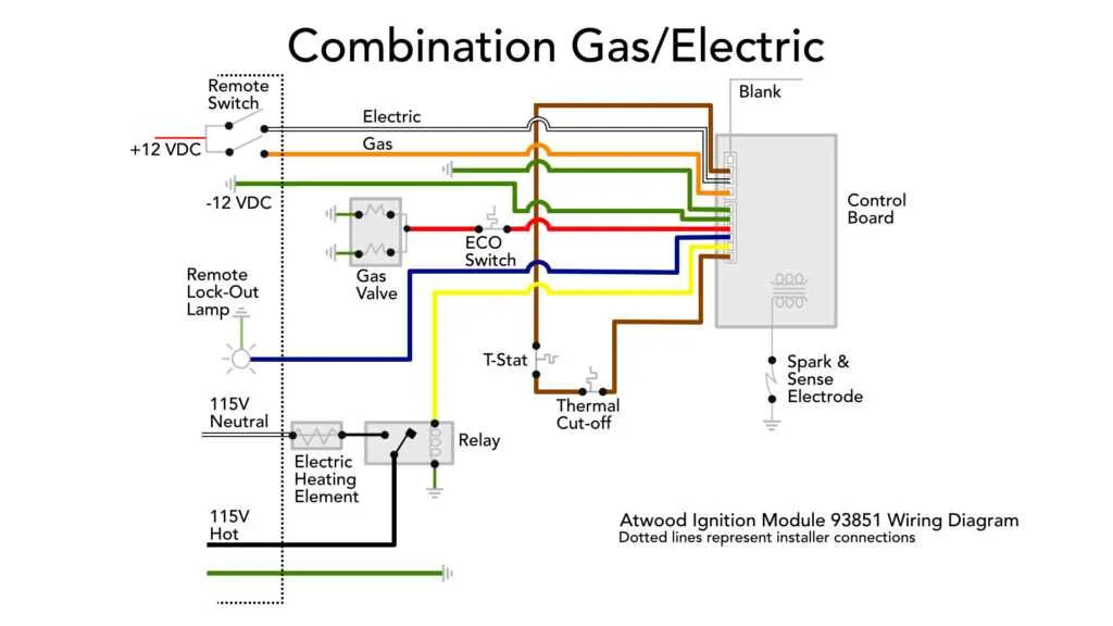 Wiring Diagram for Water Heater Installation and Maintenance