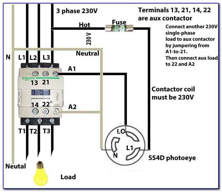 How to Wire a Single Phase Contactor with Overload: Complete Wiring Diagram Guide