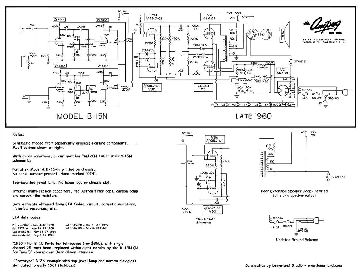 Unraveling the Mysteries of the Ampeg V4B Schematic: A Comprehensive Guide
